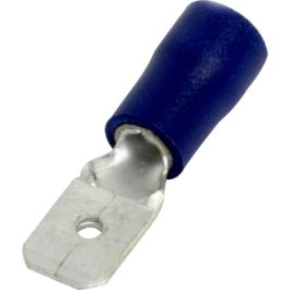 BLUE INSULATED TERMINALS - 6.3 MM MALES (100) | ELECTRICAL AND FIXINGS ...